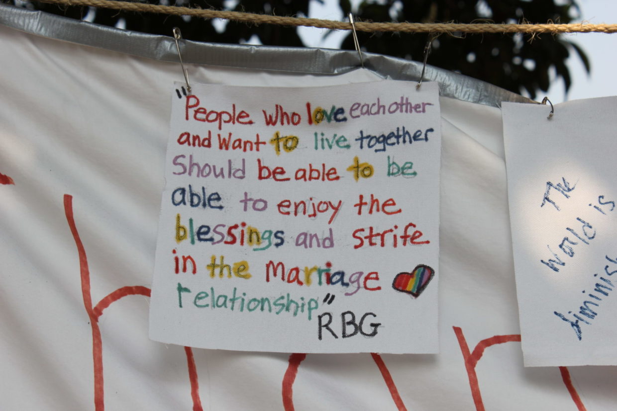 Community Memorial Remembers Ruth Bader Ginsburg's Legacy - M-A Chronicle